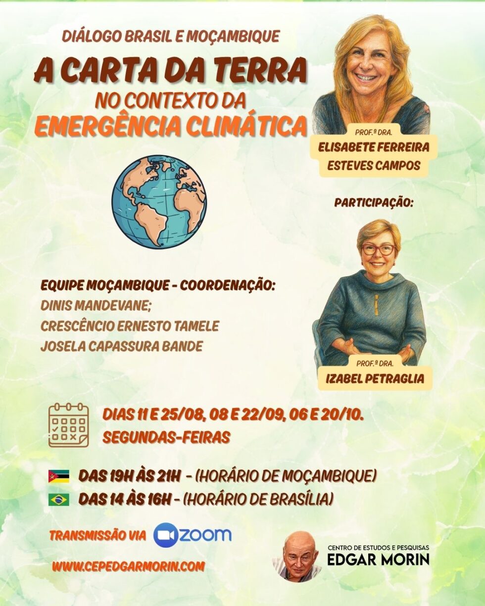 A CARTA DA TERRA NO CONTEXTO DA EMERGÊNCIA CLIMÁTICA | Centro De Estudos E Pesquisas Edgar Morin